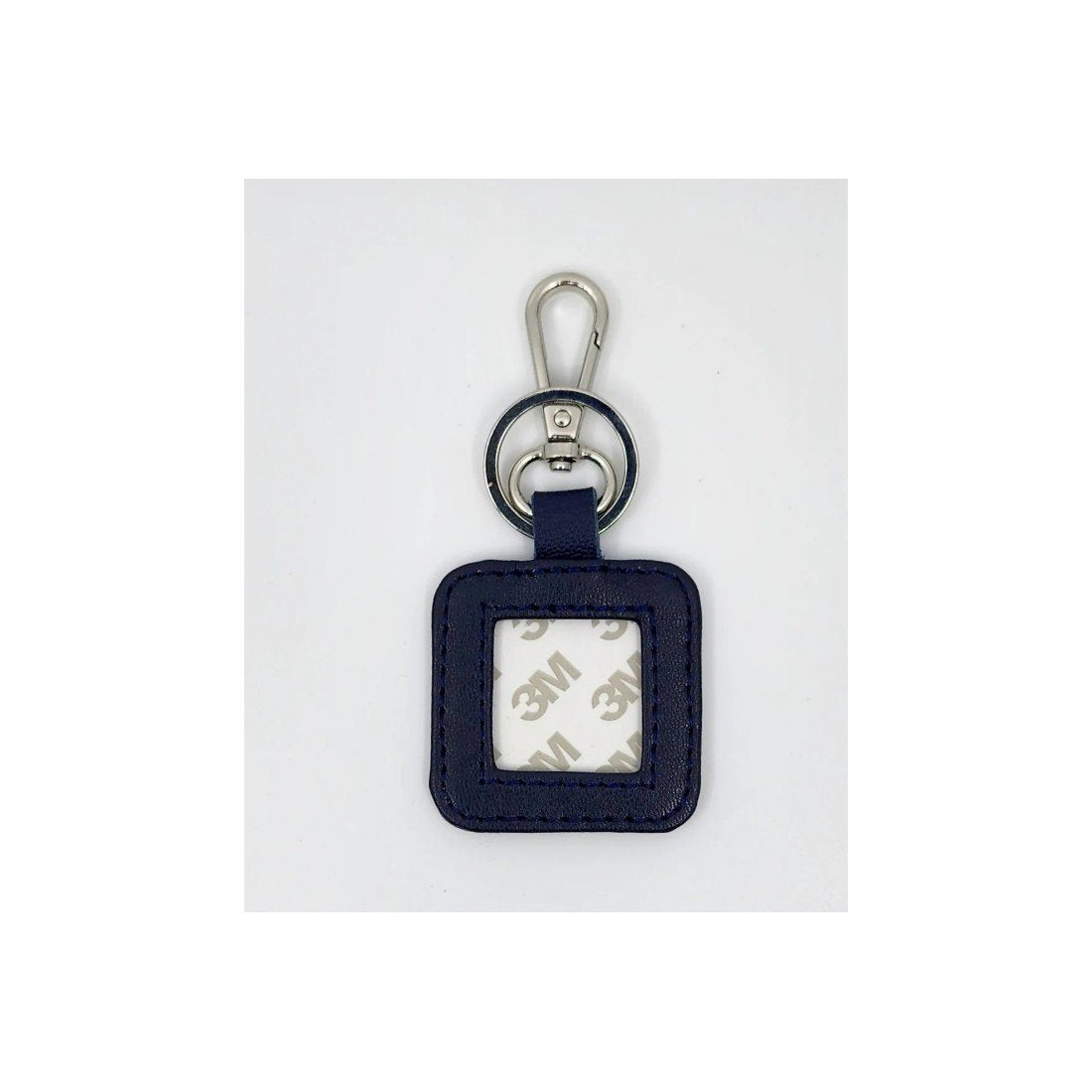 Leather Key Fob - Navy – Pocket Full of Stitches