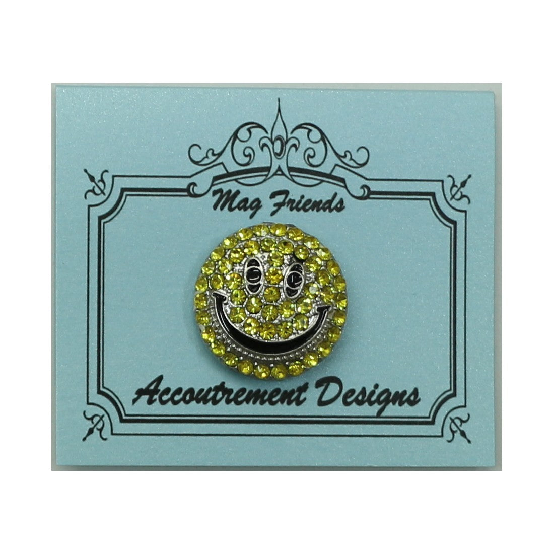 Sm Smiley Face Magnet – Pocket Full of Stitches