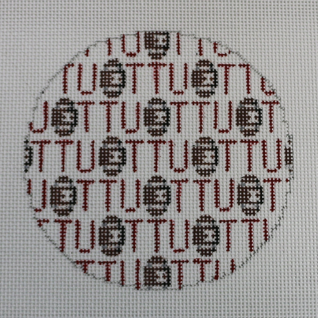 Texas Tech Football Round – Pocket Full of Stitches