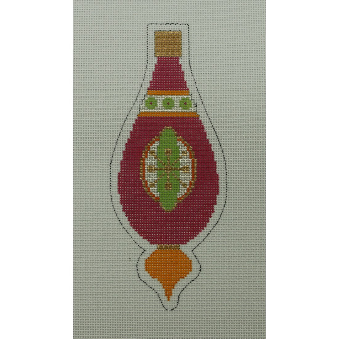 Pink/Orange Teardrop – Pocket Full of Stitches