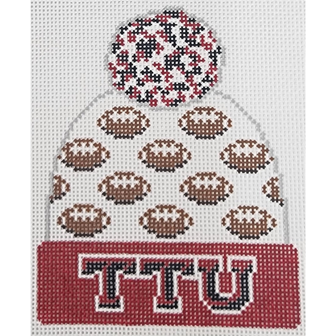 Texas Tech Beanie, Football – Pocket Full of Stitches