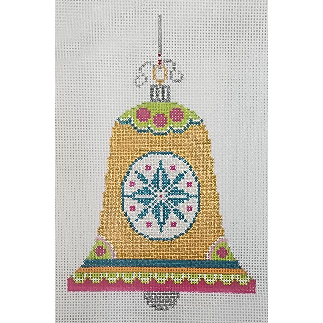 Bell, Gold w/ Stitch Guide – Pocket Full of Stitches