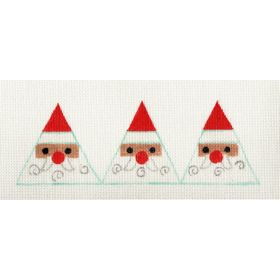Triangular Santa Face – Pocket Full of Stitches