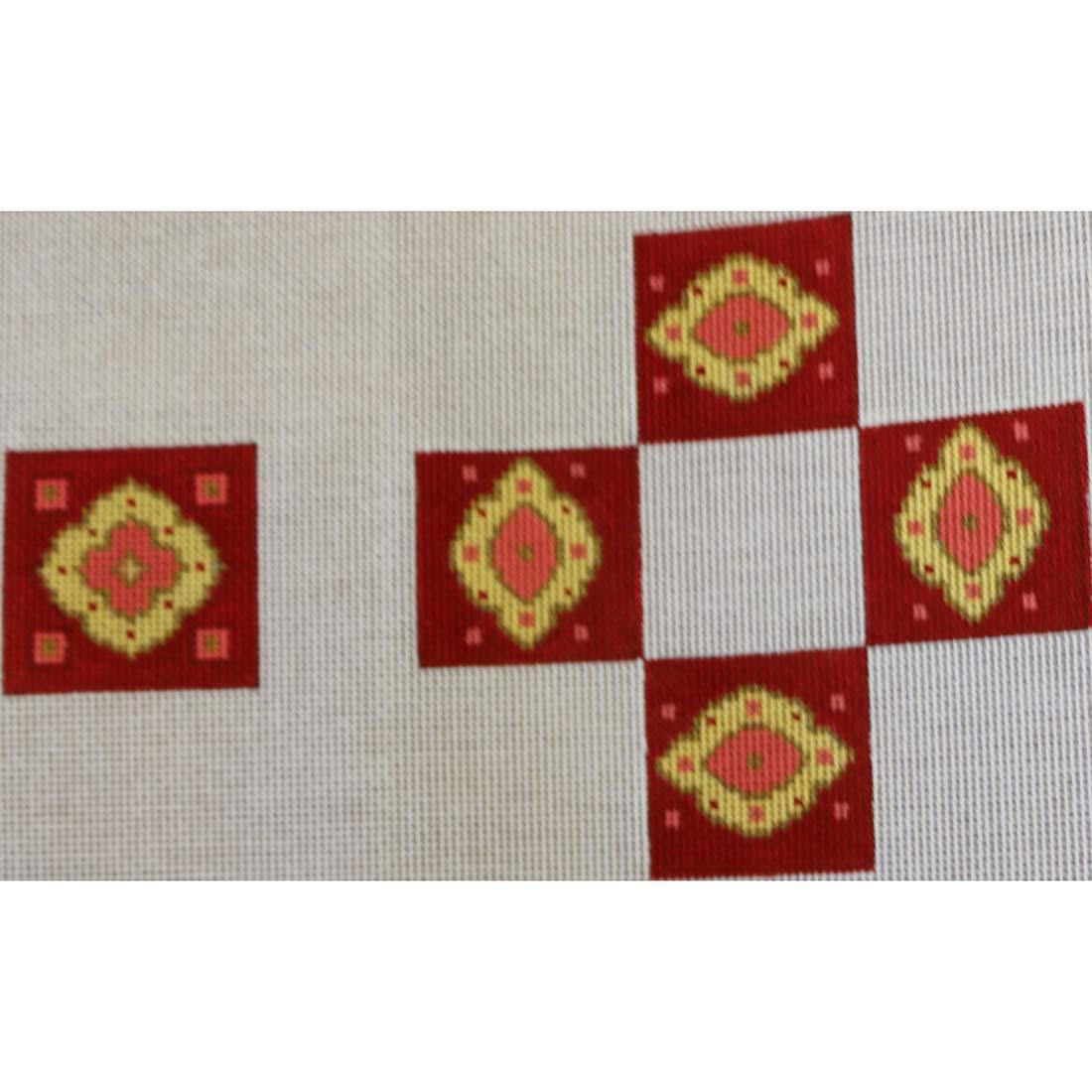 Red Medallion Hinged Box – Pocket Full of Stitches